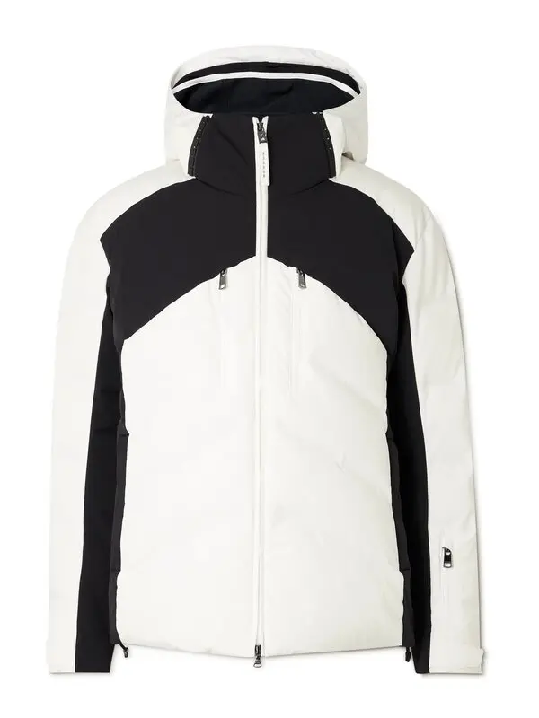 Bogner Jervis-d Panelled Quilted Down Jacket - White