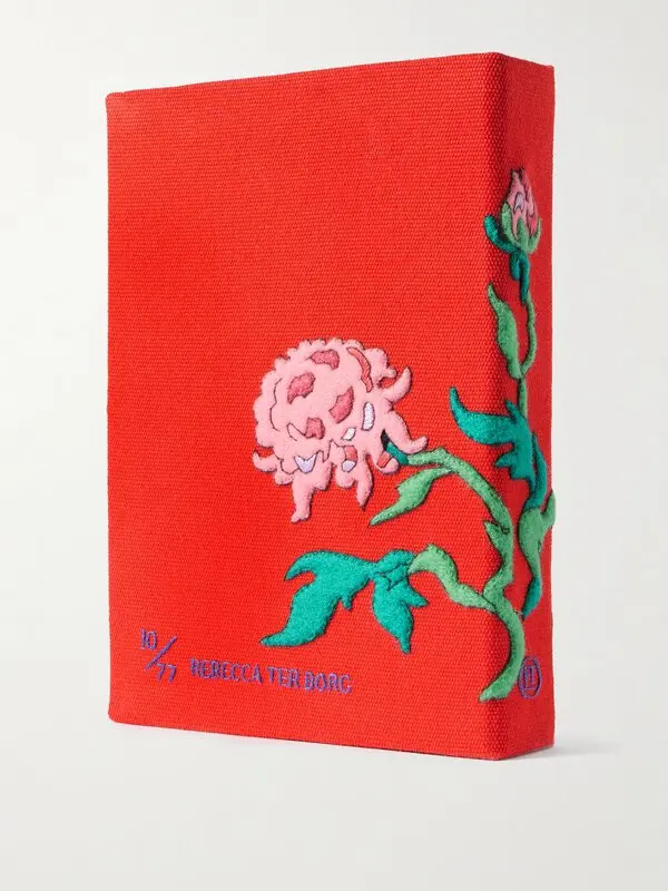 OLYMPIA LE-TAN Lepidoptera Embroidered Clutch