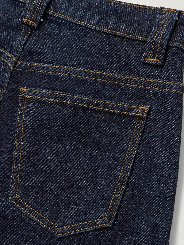 Khaite Dane High-rise Wide-leg Jeans - Blue