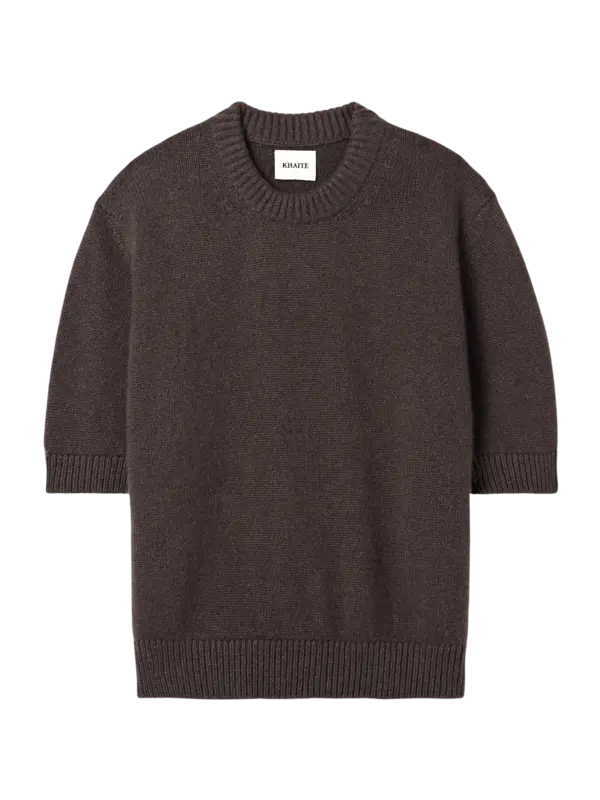Khaite Davin Cashmere Sweater - Brown