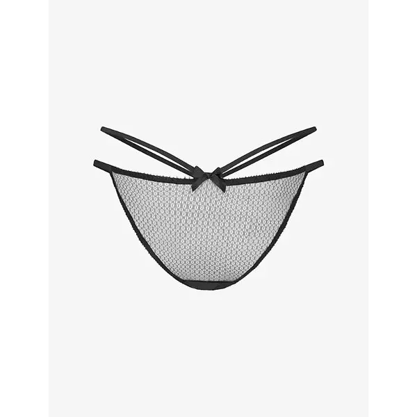 Agent Provocateur Nicki Tanga Mesh Briefs Xxl