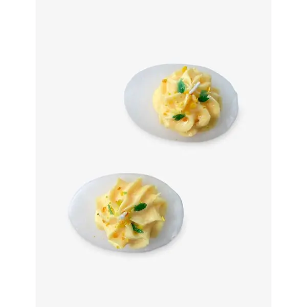 INTRONA Deviled Egg Wax Candle 55g - White Yellow