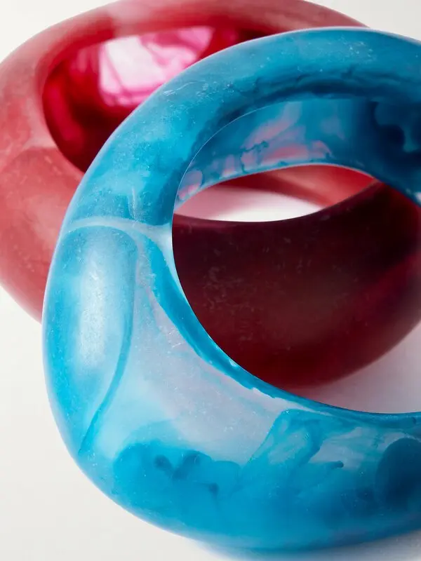 Dinosaur Designs Rock Resin Bangle Set - Multi