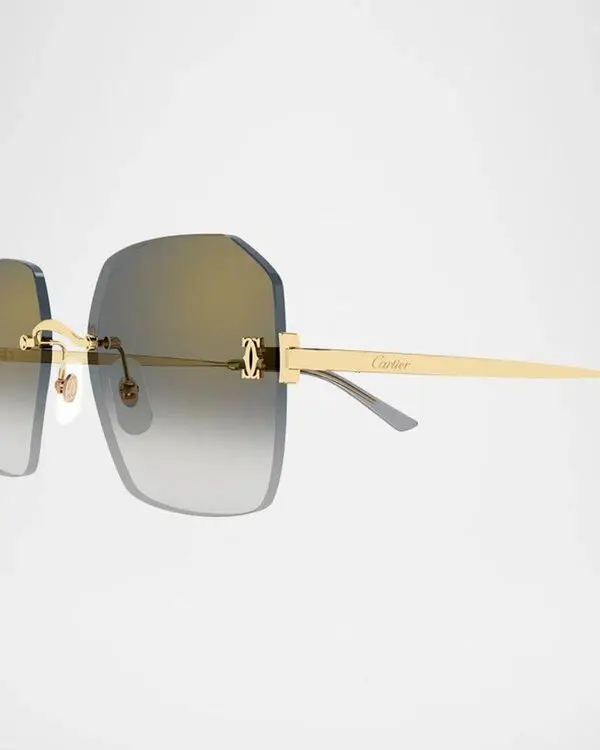 Cartier Classic Décor C Geometric Sunglasses