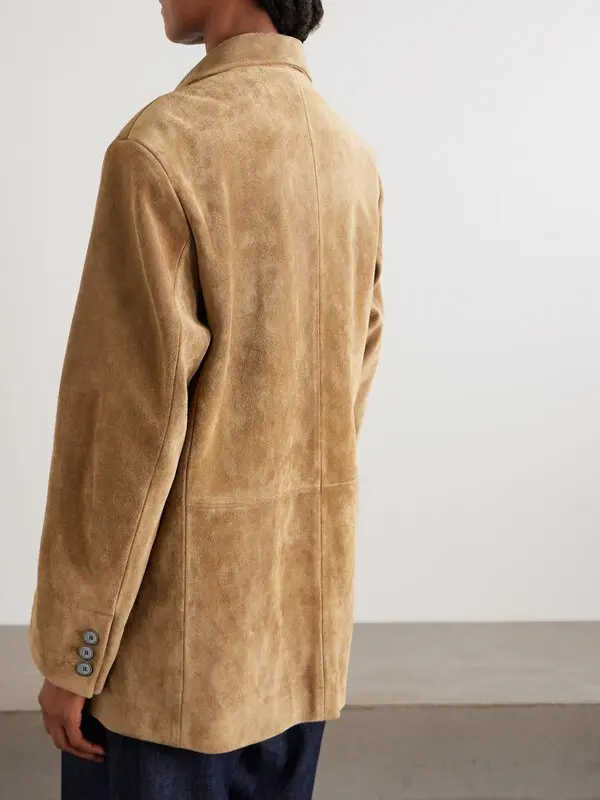 ARMA Paneled Suede Blazer