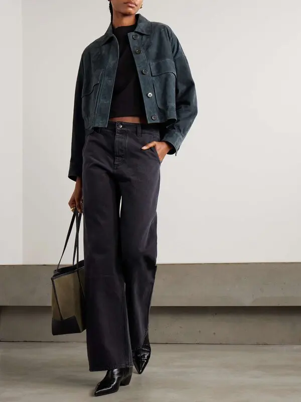 ARMA Miri Cropped Suede Jacket