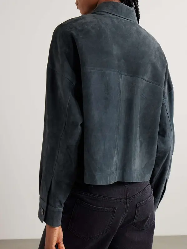 ARMA Miri Cropped Suede Jacket