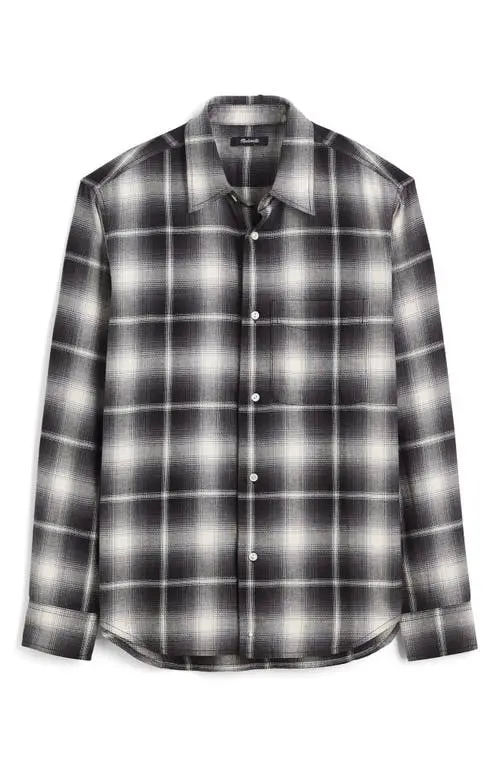 Madewell Plaid Flannel Button-up Shirt