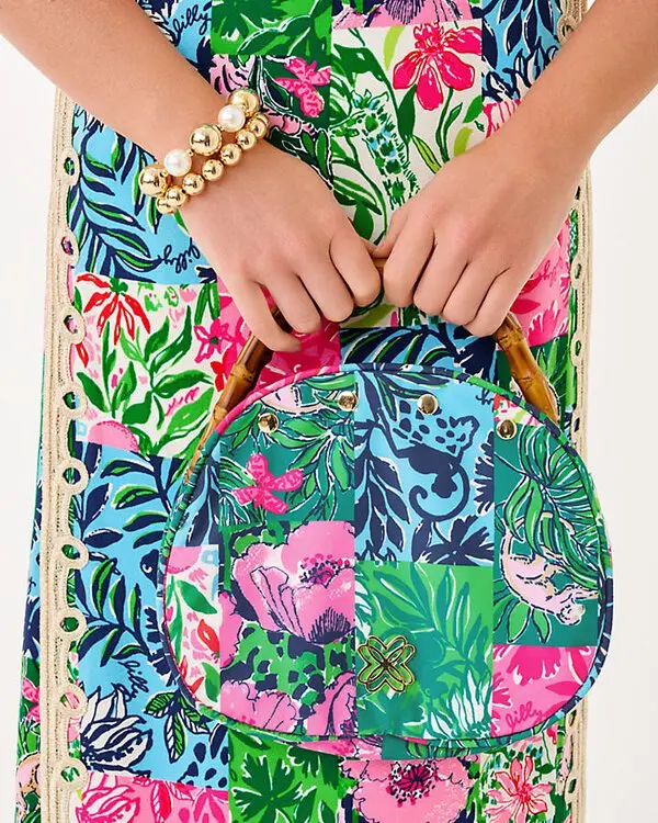 LILLY PULITZER Breakers Bamboo Bermuda Bag Cover - Multi Party Punch Patch