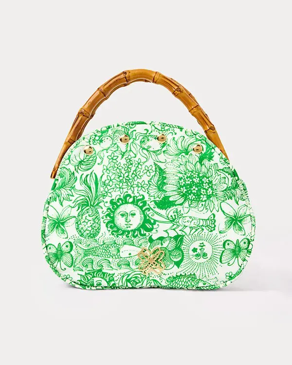 LILLY PULITZER Breakers Bamboo Bermuda Bag Cover - Putting Green Lil Fleur De Lilly
