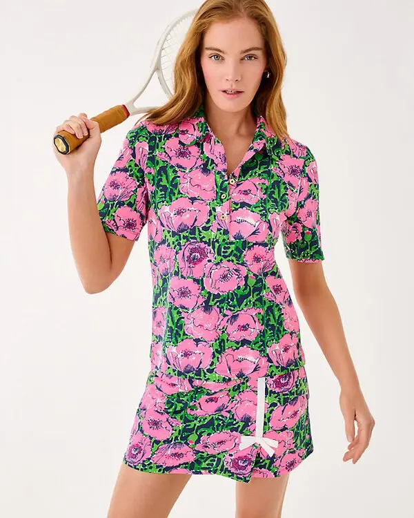LILLY PULITZER Upf 50+ Luxletic Via Flora Polo