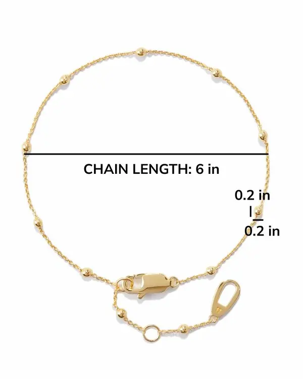 ANA LUISA Harry Chain Bracelet