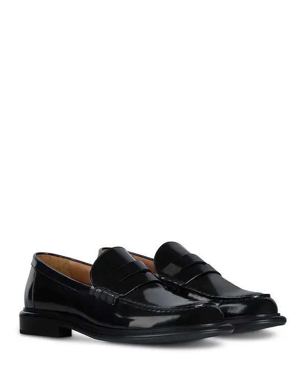 Givenchy Leather Slip On Loafers