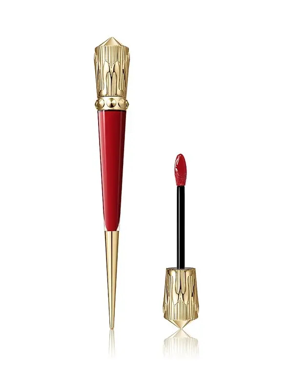 CHRISTIAN LOUBOUTIN Rouge Stiletto Vinyl Gloss - Rouge Louboutin V