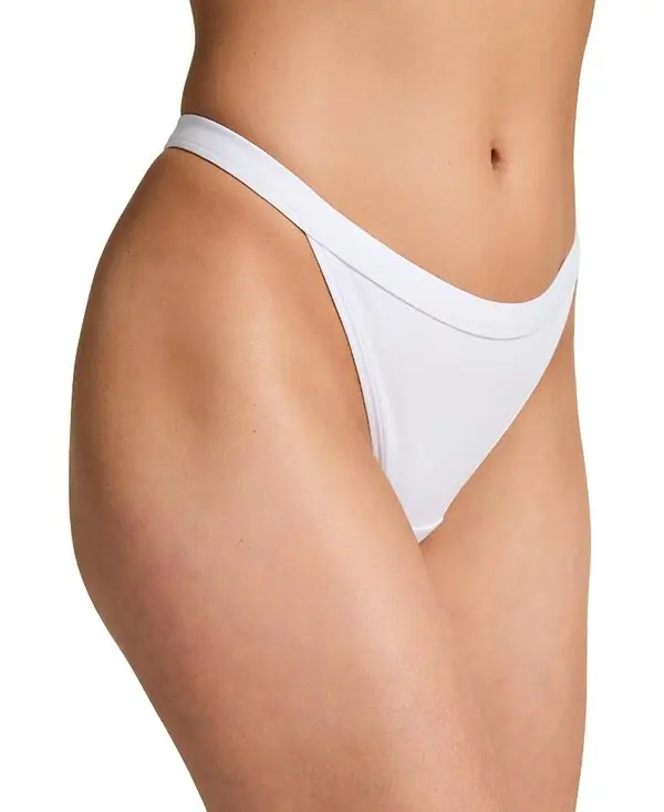 Hunkemoller Cotton Thong - Bright White