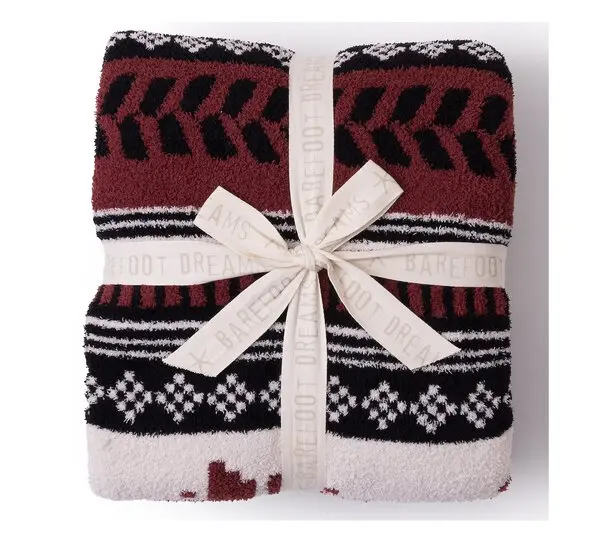 Barefoot Dreams Cozychic Fair Isle Throw 54x72