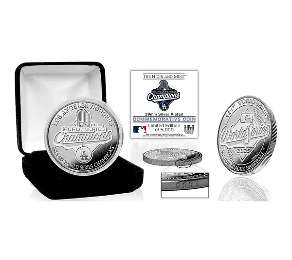 HIGHLAND MINT La Dodgers '25 World Series Champ S Coin - One-color