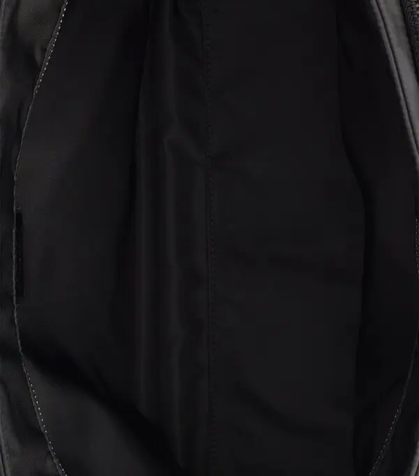Prada Re-nylon And Leather Messenger Bag - Black