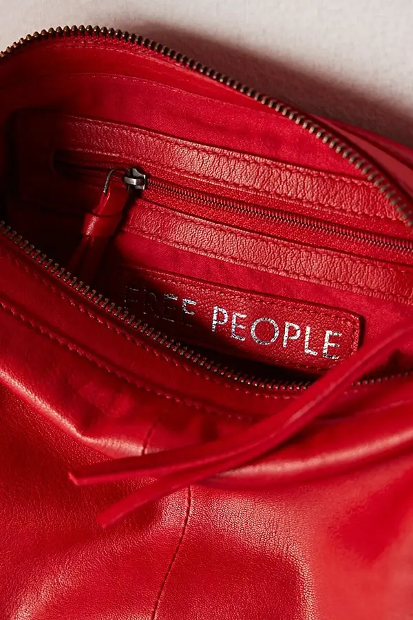 Free People Cassie Convertible Sling Bag - Cherry Red