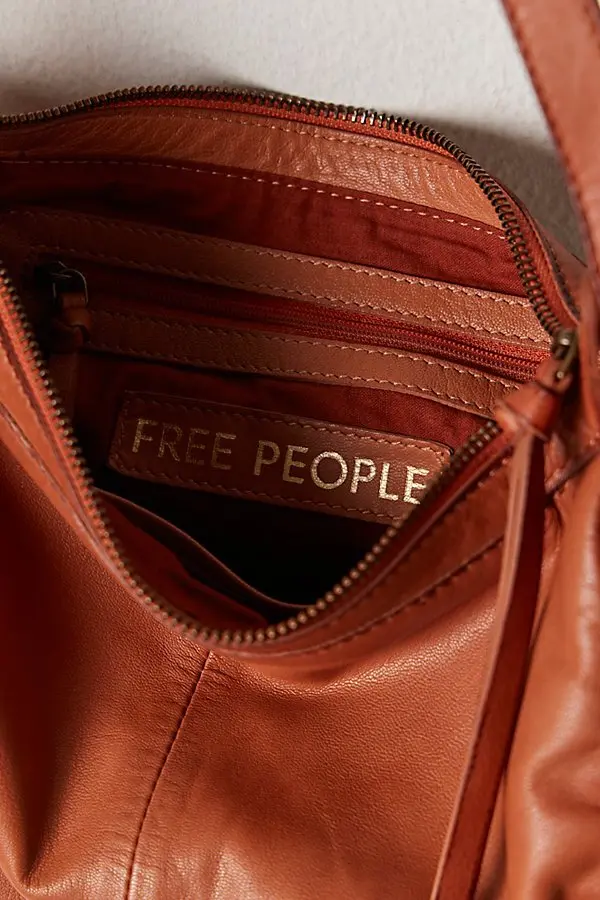 Free People Cassie Convertible Sling Bag - Cognac