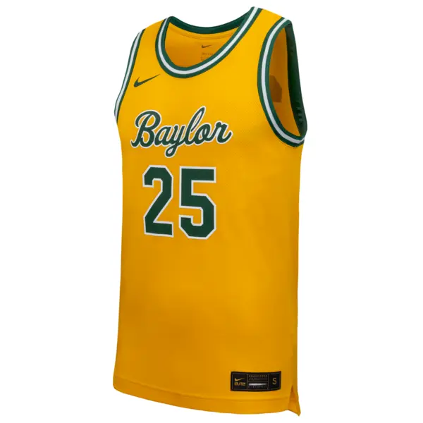 Nike Baylor Basketball College Replica Jersey - Yellow