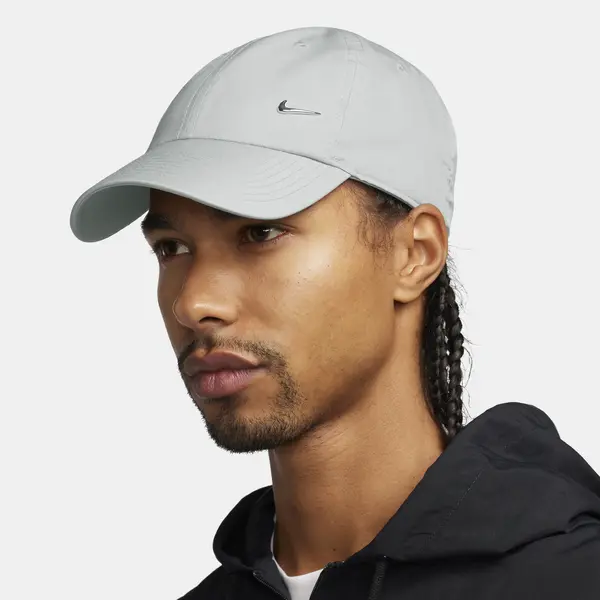 Nike Dri-fit Club Unstructured Metal Swoosh Baseball Cap