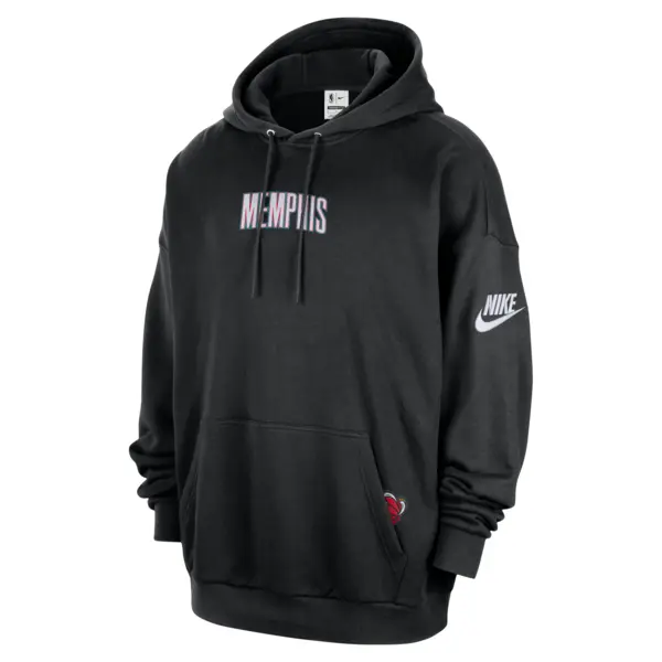 Nike Memphis Grizzlies 2025/26 Hardwood Classics Nba Premium Pull-over Hoodie - Black