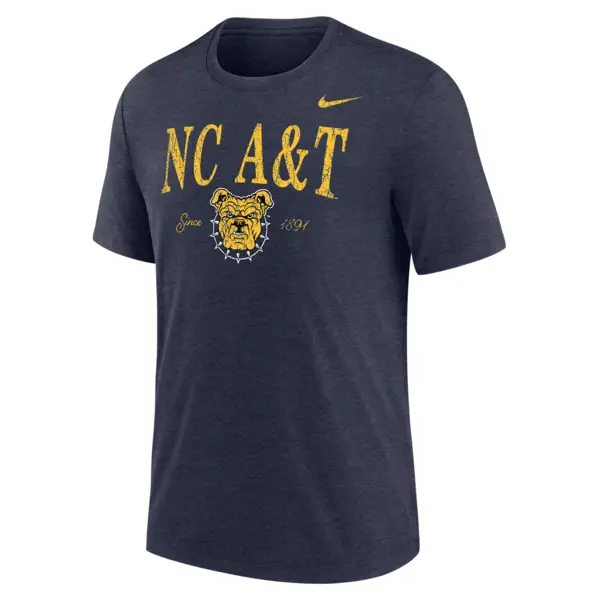 Nike College Tri-blend Short-sleeve T-shirt - Blue