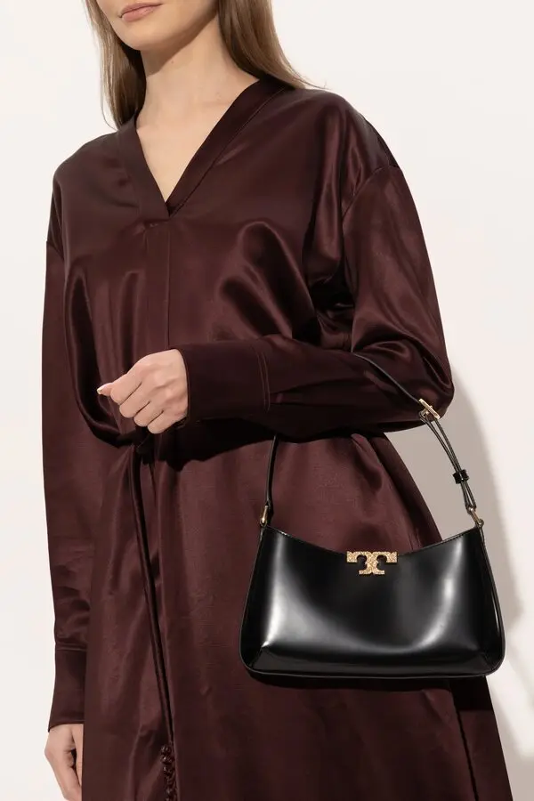 Tory Burch Eleanor Slim Shoulder Bag - Black
