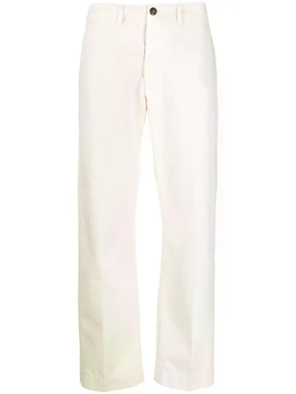 FAY Tapered-leg Chino Trousers - Neutrals
