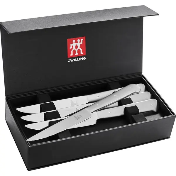 ZWILLING Porterhouse 8-piece Stainless Steel Steak Knife Set - Black