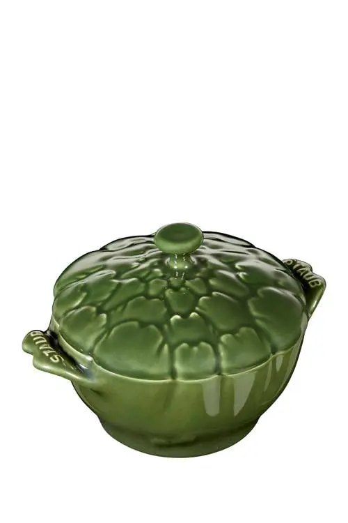 STAUB Ceramic 16-oz Petite Artichoke Cocotte - Basil