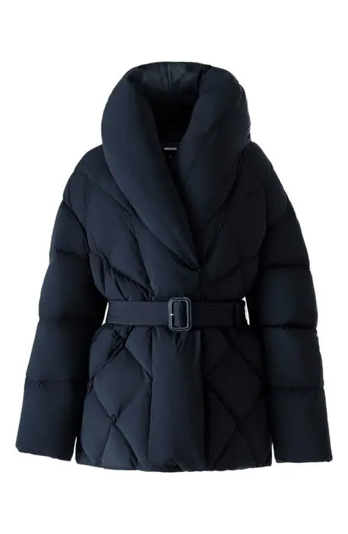 Mackage Belted Quilted Down Jacket