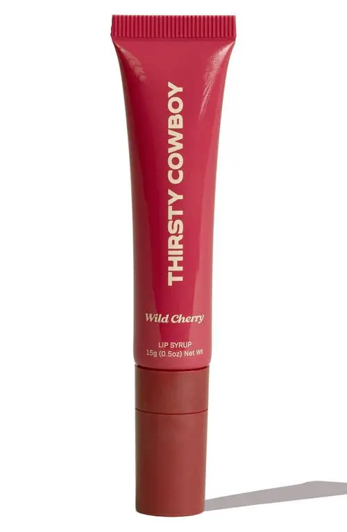 THIRSTY COWBOY Tinted Lip Syrup Gloss - Wild Cherry