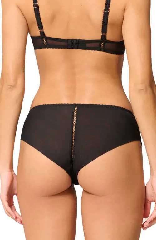 Simone Perele Lace Trim Tulle Briefs
