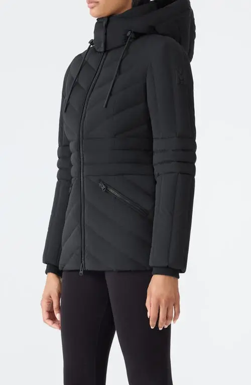 Mackage Nadia Hooded Quilted Down Jacket - Black