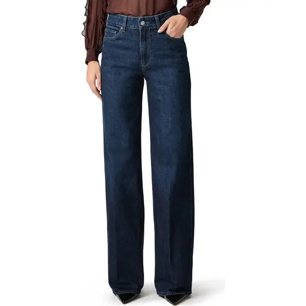 Paige Sasha High-waist Wide-leg Jeans - Dwell
