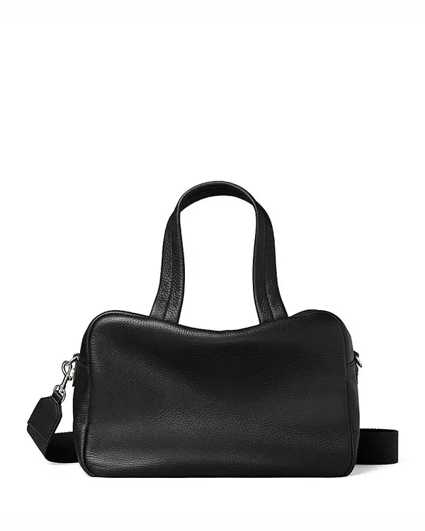 Tory Burch Leather Satchel - Black