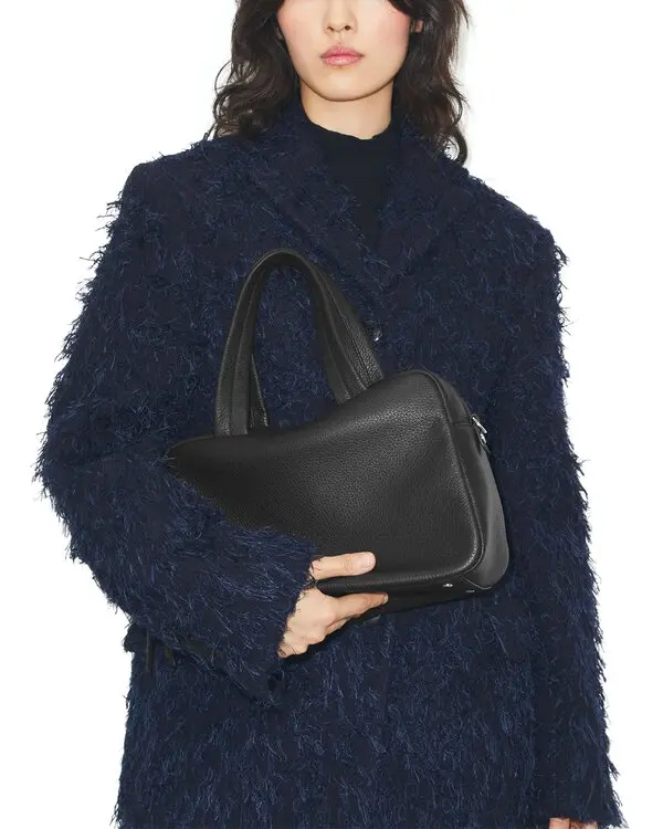 Tory Burch Leather Satchel - Black