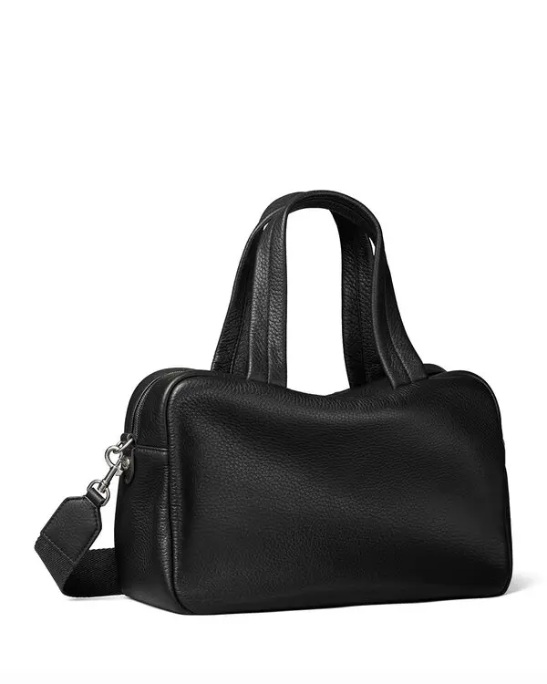 Tory Burch Leather Satchel - Black