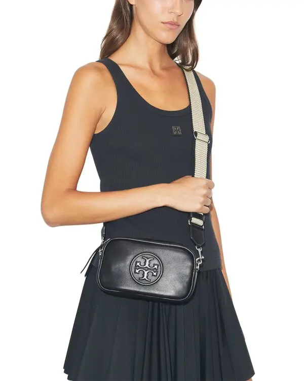 Tory Burch Miller Soft Mini Crossbody Bag - Black