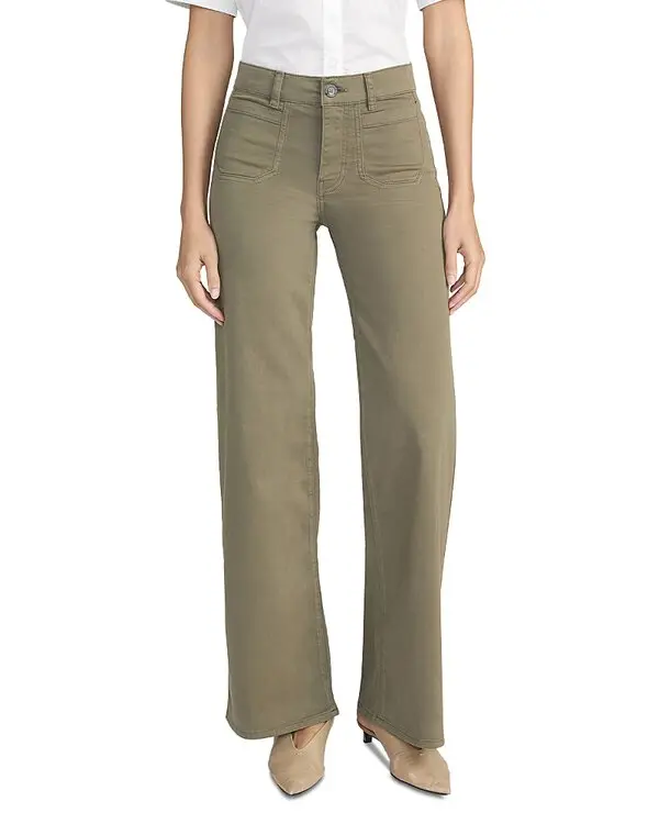 FRAME Le Slim High Rise Palazzo Jeans