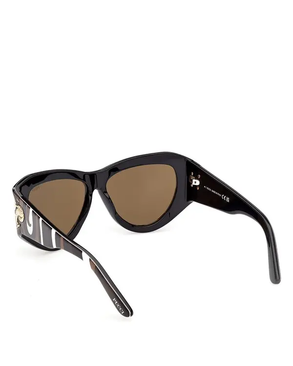 Emilio Pucci Cat Eye Sunglasses, 58mm - Amber