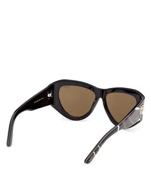 Emilio Pucci Cat Eye Sunglasses, 58mm - Amber