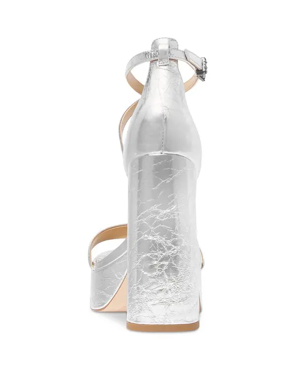 Michael Kors Cami Platform Sandals - Silver