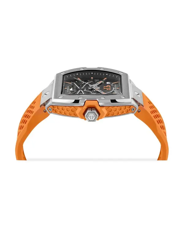 Philipp Plein The $keleton Limited Edition Watch - Silver/orange