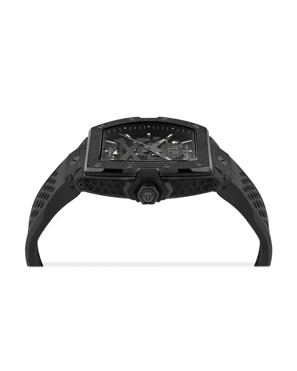 Philipp Plein The $keleton Frosted Watch - Black/black