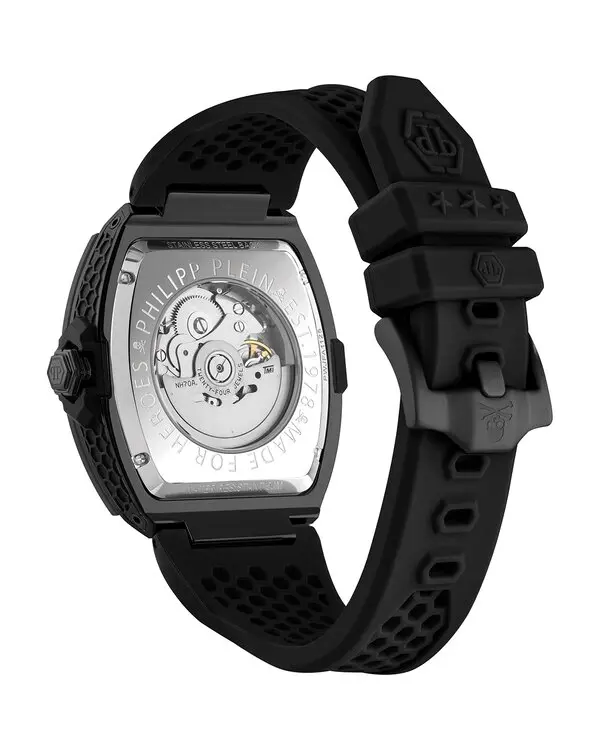 Philipp Plein The $keleton Frosted Watch - Black/black