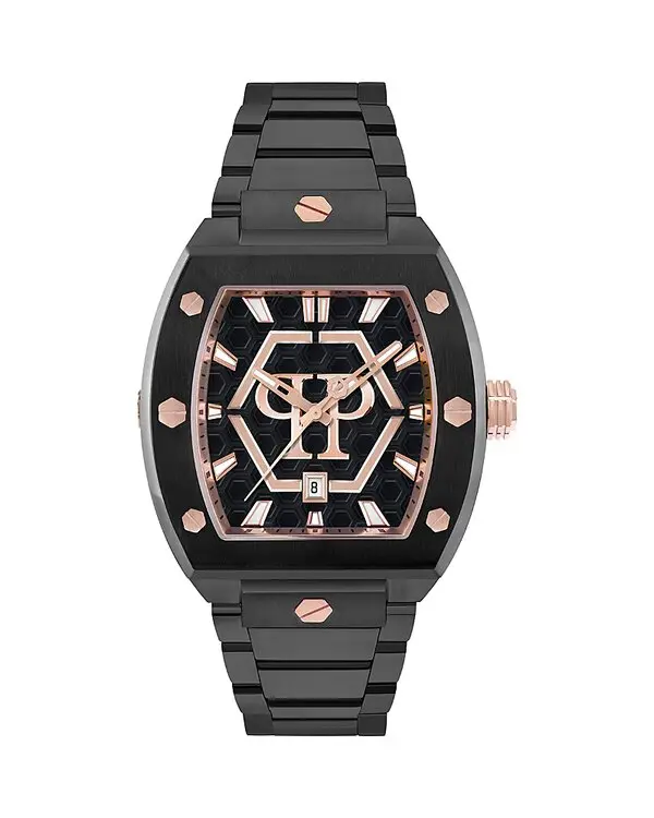 Philipp Plein The Hexagon Phantom Watch - Black/black
