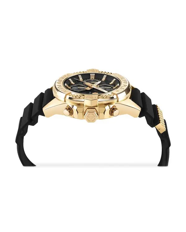 Philipp Plein The $kull Chronograph, 44mm - Black/black